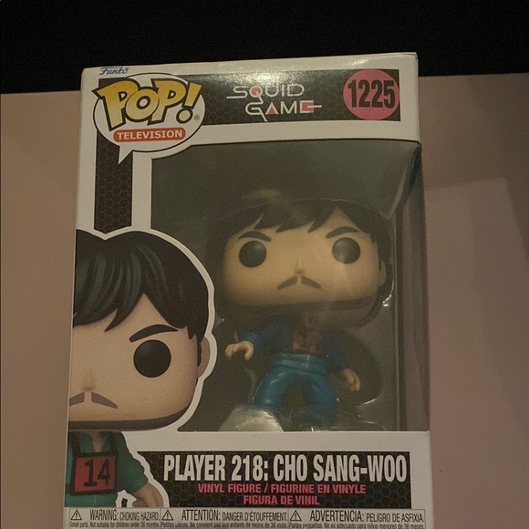 Funko | Toys | Funko Pop Squid Game Player 28 Cho Sangwoo Figure | Poshmark